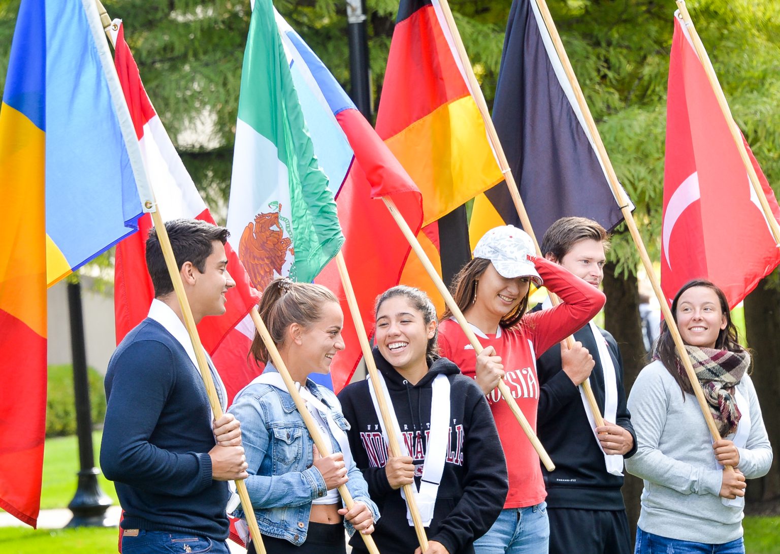 Celebration of Flags salutes 78 nations - UIndy 360