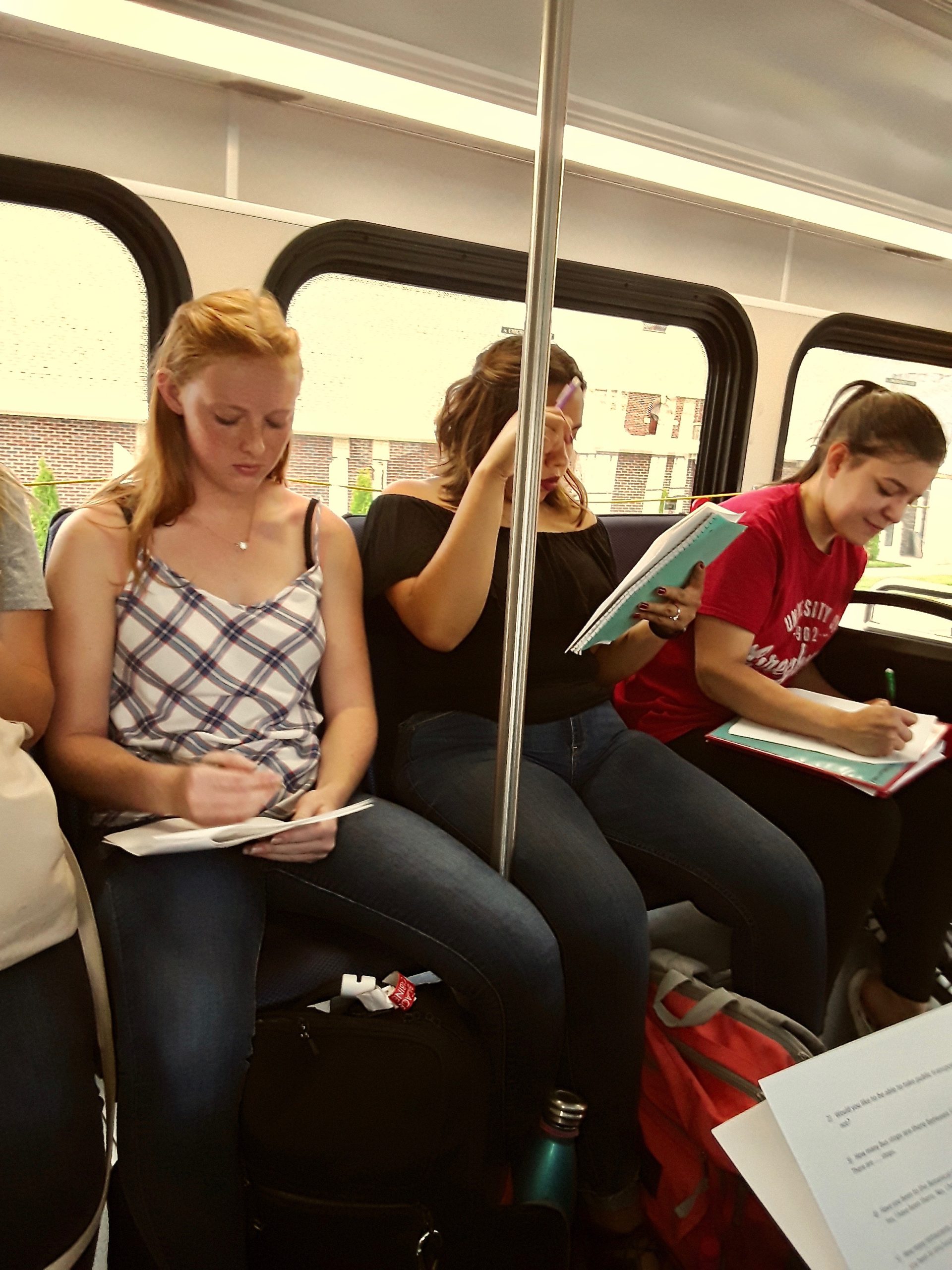 Gerburg Garmann takes UIndy students on guided multilingual Red Line ...